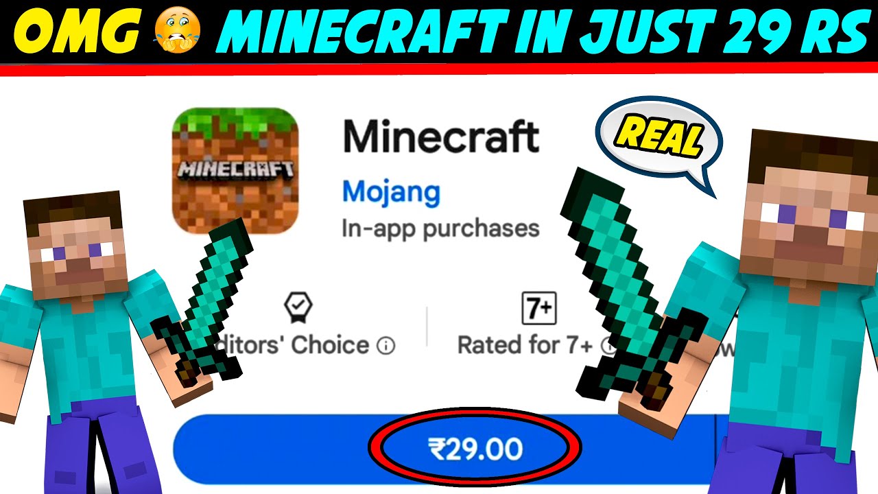 Omg😍 Minecraft in just 29/- rs #2 - YouTube