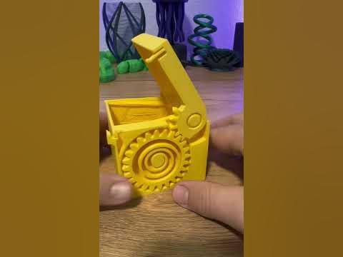 Spring loaded box (bambu lab p1p) - YouTube