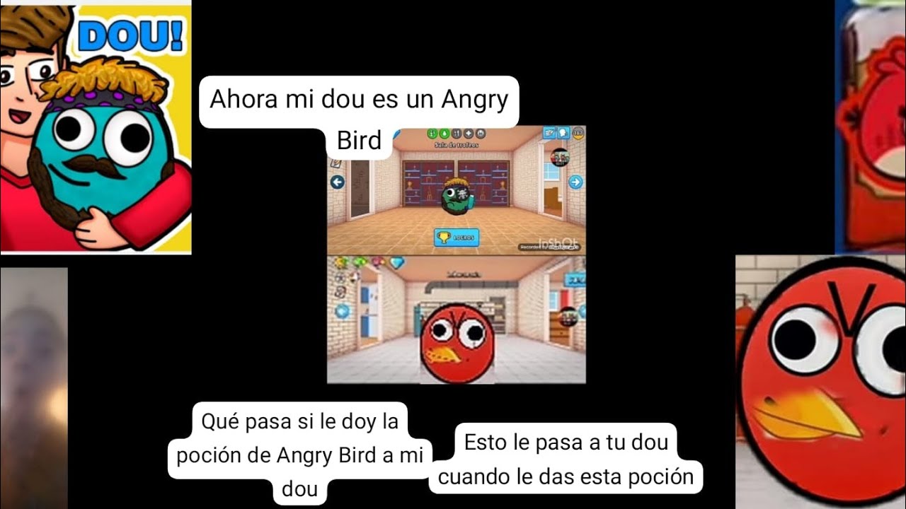 he desbloqueado la poción de Mamá soy un Angry Bird en la app de Benja ...