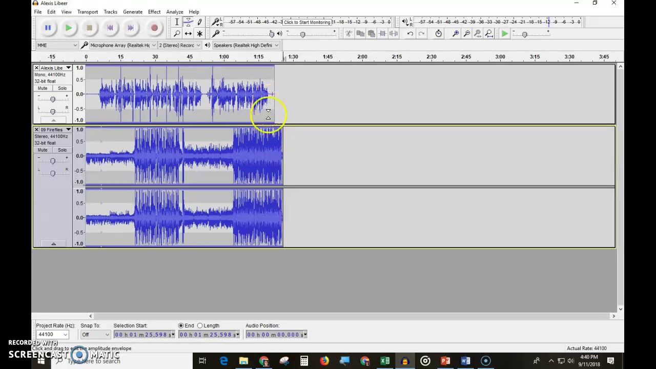 Audacity - Using the Envelope Tool - YouTube