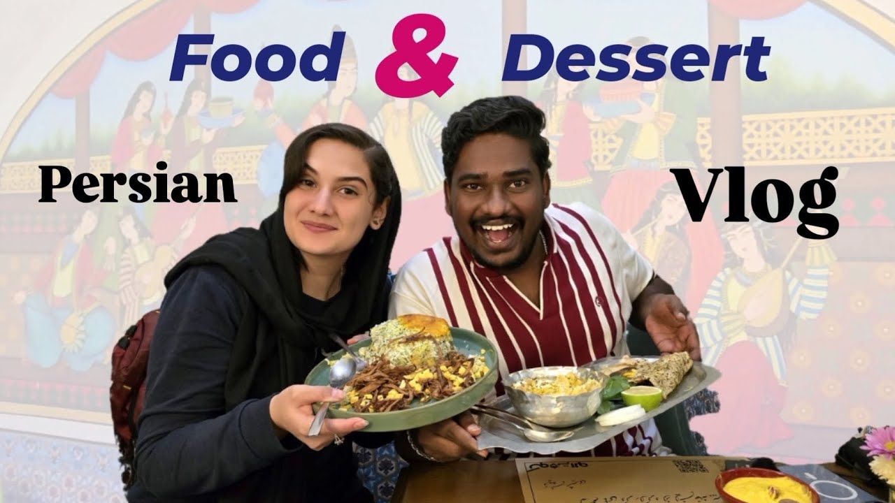 Exploring Persian Food & Desserts + Japanese Mochi in Isfahan - YouTube