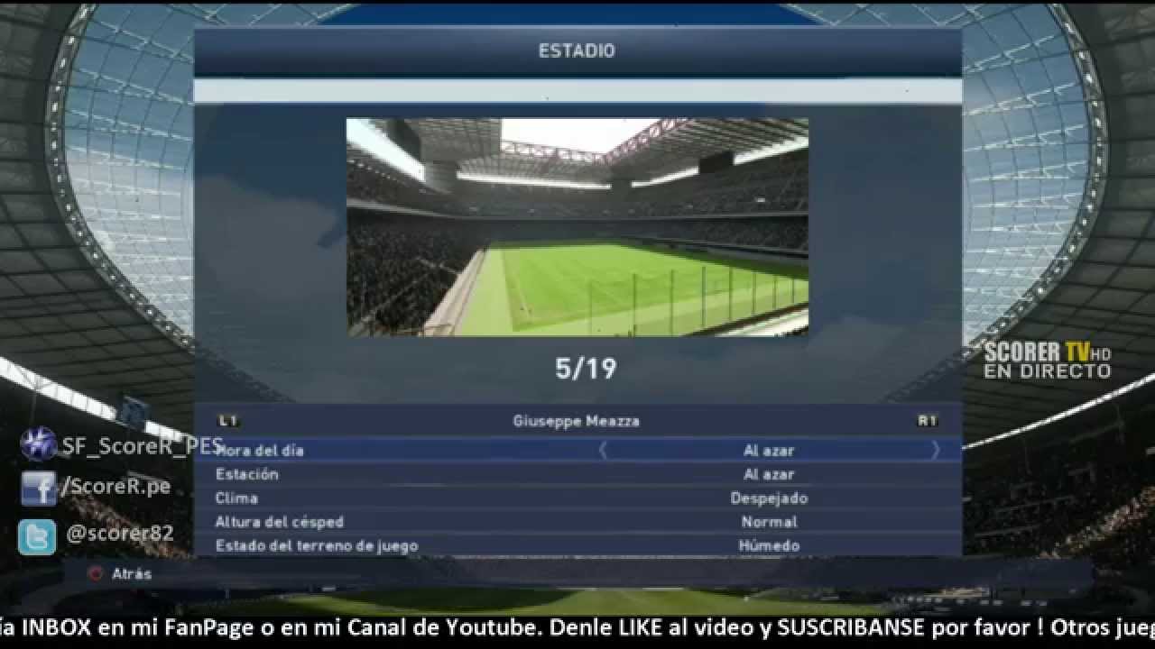 PES 2015 Full Game - Todos los Estadios / Stadiums - YouTube