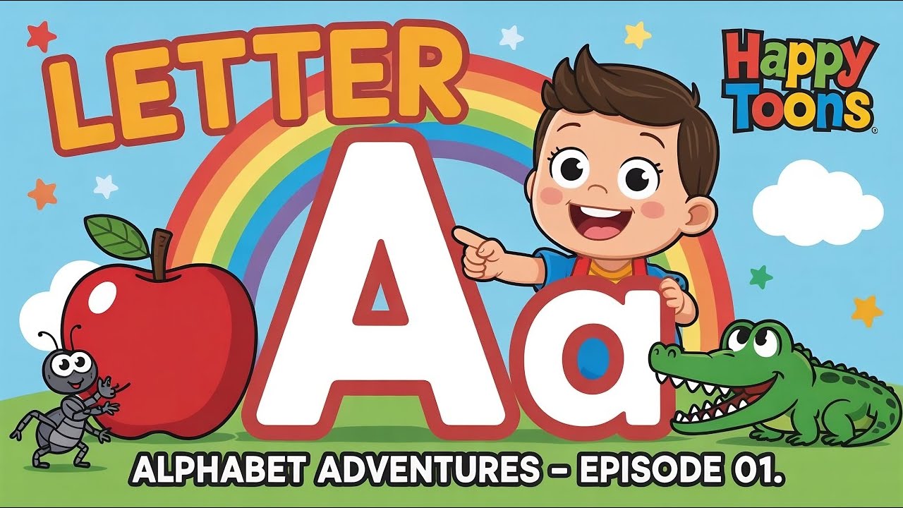 Alphabet Adventures – Letter A | Learn ABC, Phonics & Writing | Episode ...