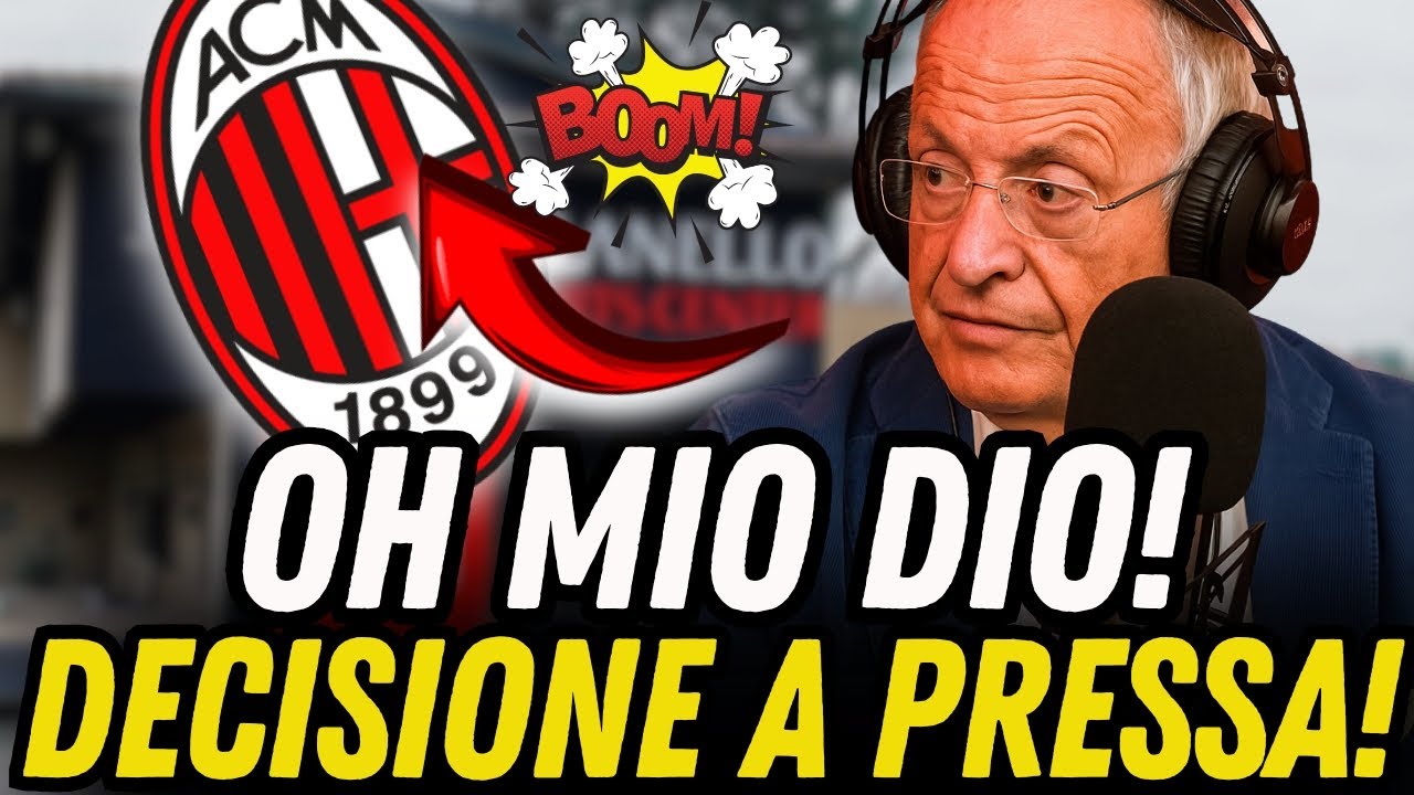💥 INCREDIBILE! È UFFICIALE COL 100% MILAN!? ANNUNCIO SHOCK CHE FA IL ...