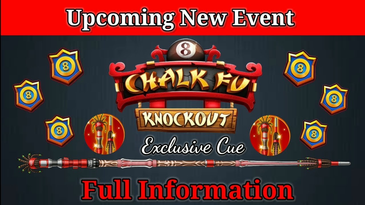 Upcoming New Event In 8 Ball Pool || Knockout Event In 8 Ball Pool Full ...