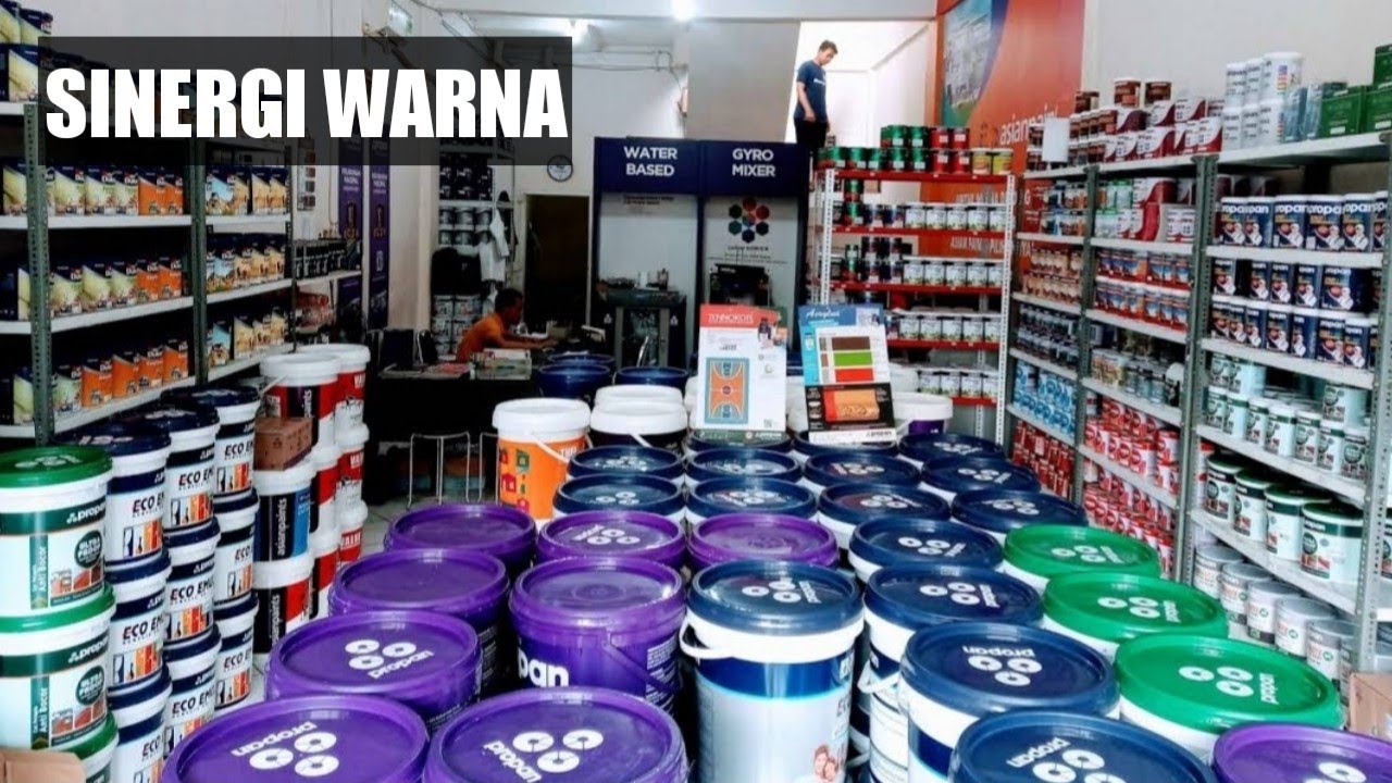 toko cat tembok terlengkap dan terbaik di kranggan bekasi - YouTube