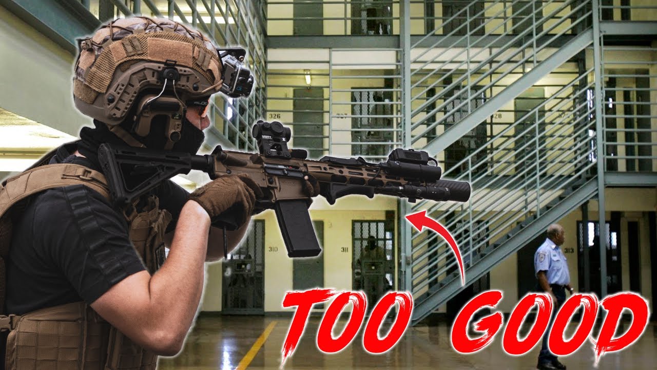 Airsoft Gameplay at a Derelict Prison! (Wolverine MTW Limited Edition ...