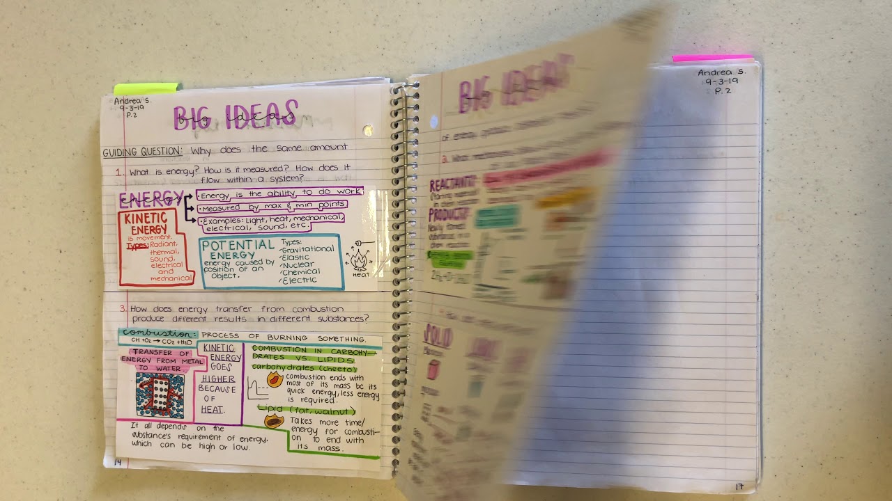 10th Grade Chemistry Notebook - YouTube