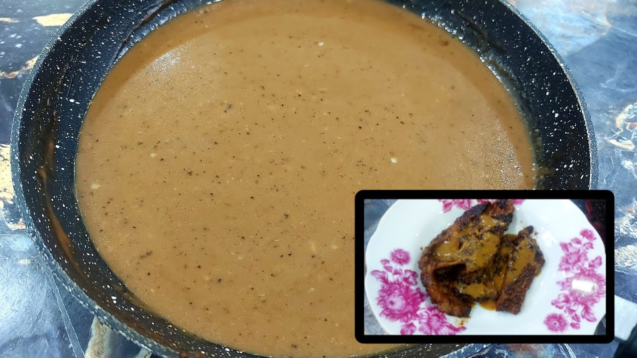 Homemade Sos Lada Hitam Simple Secukup Rasa | Black Pepper Sauce - YouTube