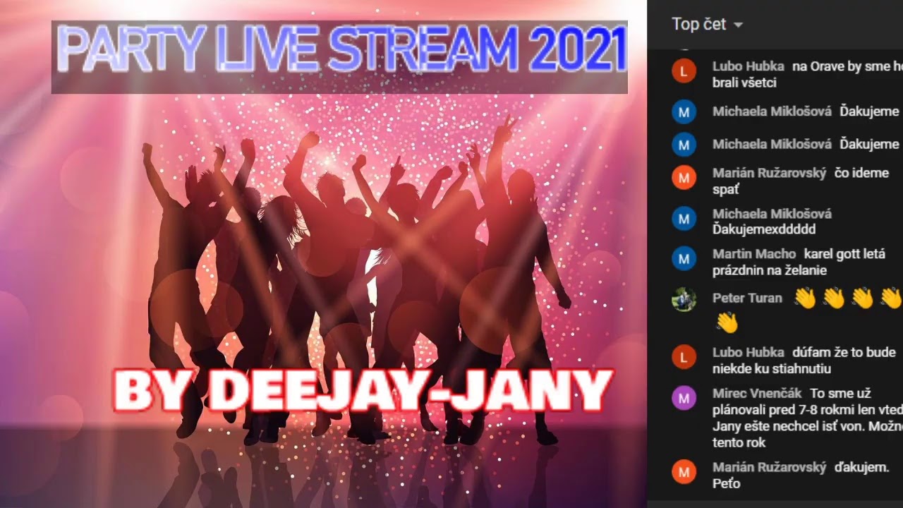Live " Party & CZ-SK " STREAM 2021 (by Deejay-jany) 2.Jan 2021 - YouTube