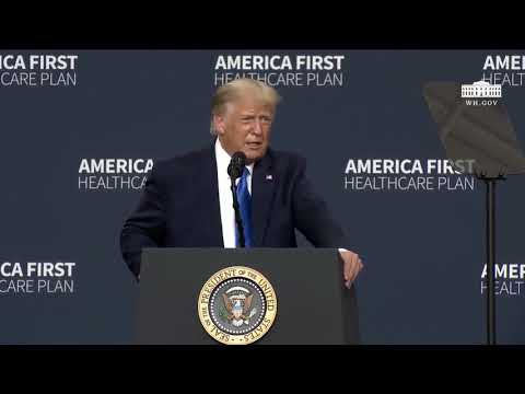 President Trump on the first pillar of his America First Healthcare ...