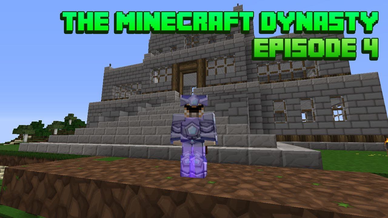 The Minecraft Dynasty #4 - Library Build (Minecraft 1.8 SMP Server) - YouTube