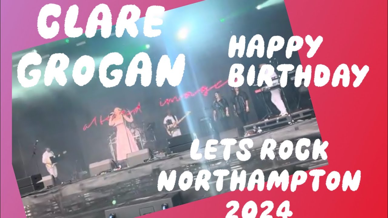 Clare Grogan - Altered Images, sings HAPPY BIRTHDAY, at Let’s Rock ...