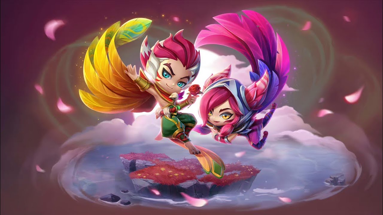 Xayah & Rakan Classic Chibi - TFT: Golden Spatula - YouTube