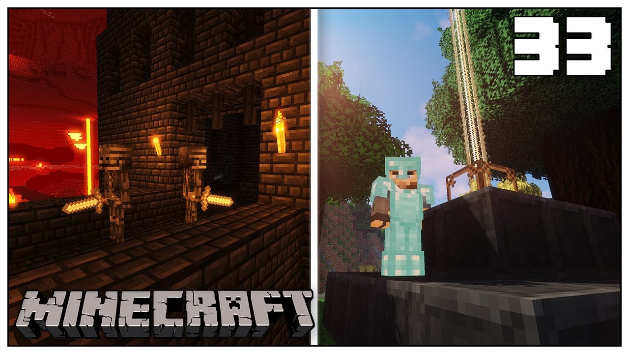 NETHER HEAD HUNTING!!! Episode 33 Minecraft Survival Let's Play - YouTube