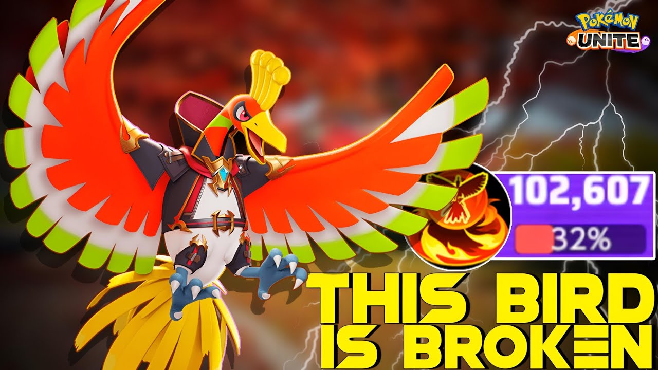 HO-OH BECOMES MOST BROKEN DEFENDER WITH THIS BUILD 😲 | POKEMON UNITE ...