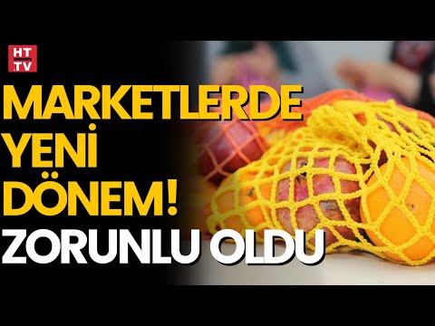 Marketlere file zorunluluğu