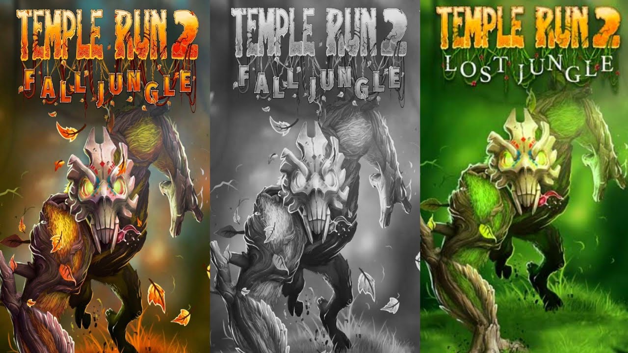 Temple Run 2 Lost Jungle Original, Temple Run 2 Lost Jungle Black and ...