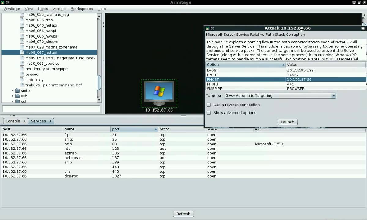 armitage Metasploit - YouTube