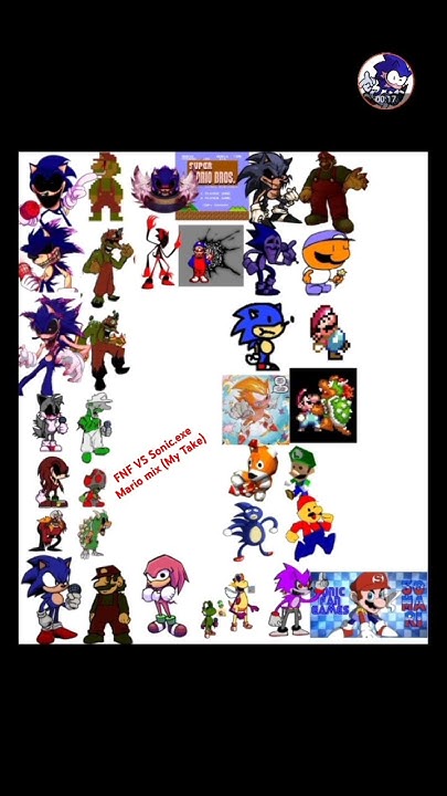 Fnf Vs Sonic Exe Mario Mix My Take Inspiration By Buffanic Youtube