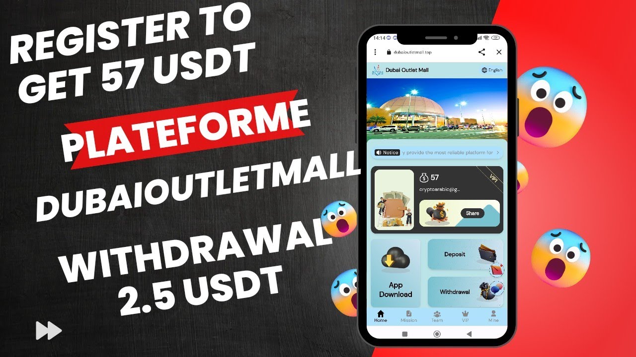 Earn USDT for free/Sign up to get 57USDT/Earn 100USDT every day - YouTube