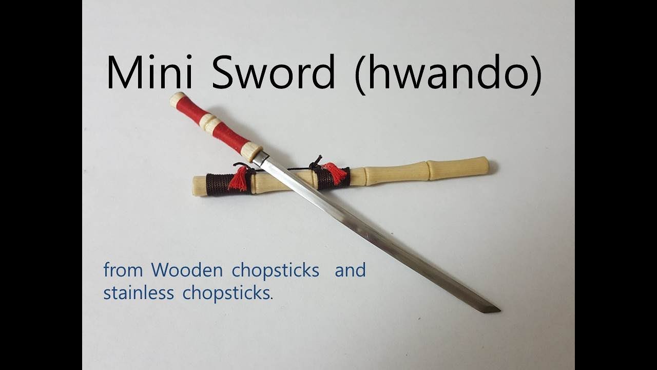 Making a Mini Sword (hwando) - YouTube