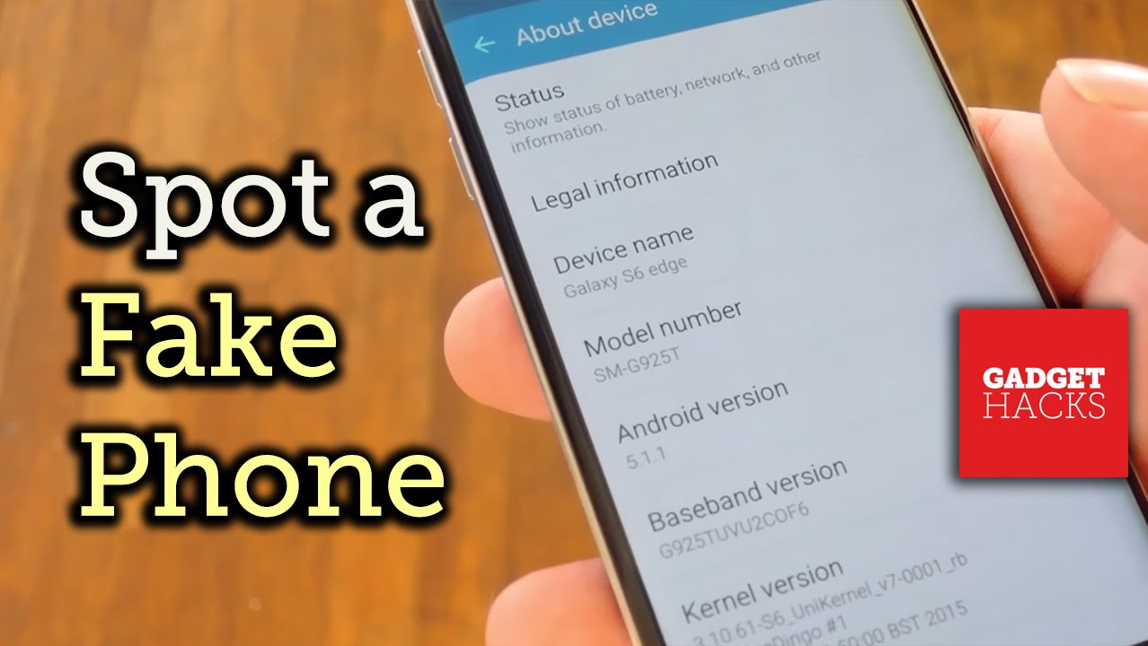 Spot a Counterfeit Smartphone - Android or iPhone [How-To] - YouTube
