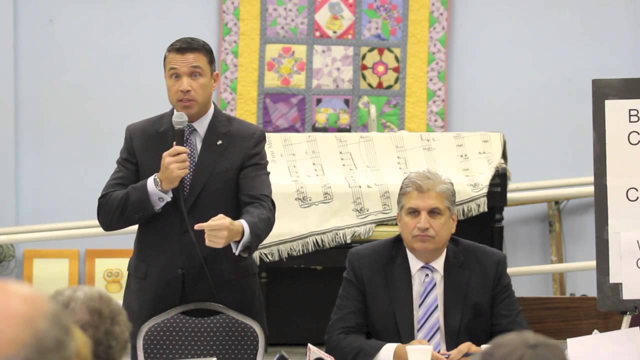 Michael Grimm and Domenic Recchia debate in Bay Ridge - YouTube