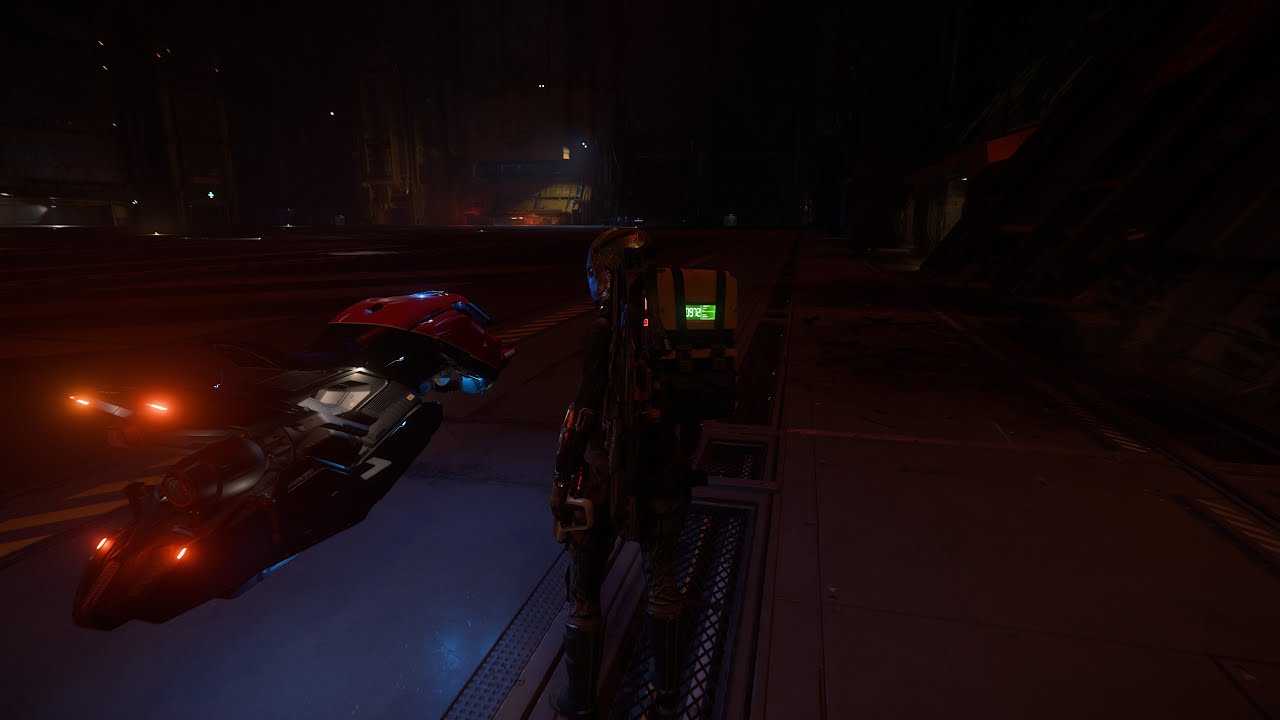 Star Citizen - 4.0 - Pyro - Mirai Pulse ride in XL Hangar - YouTube