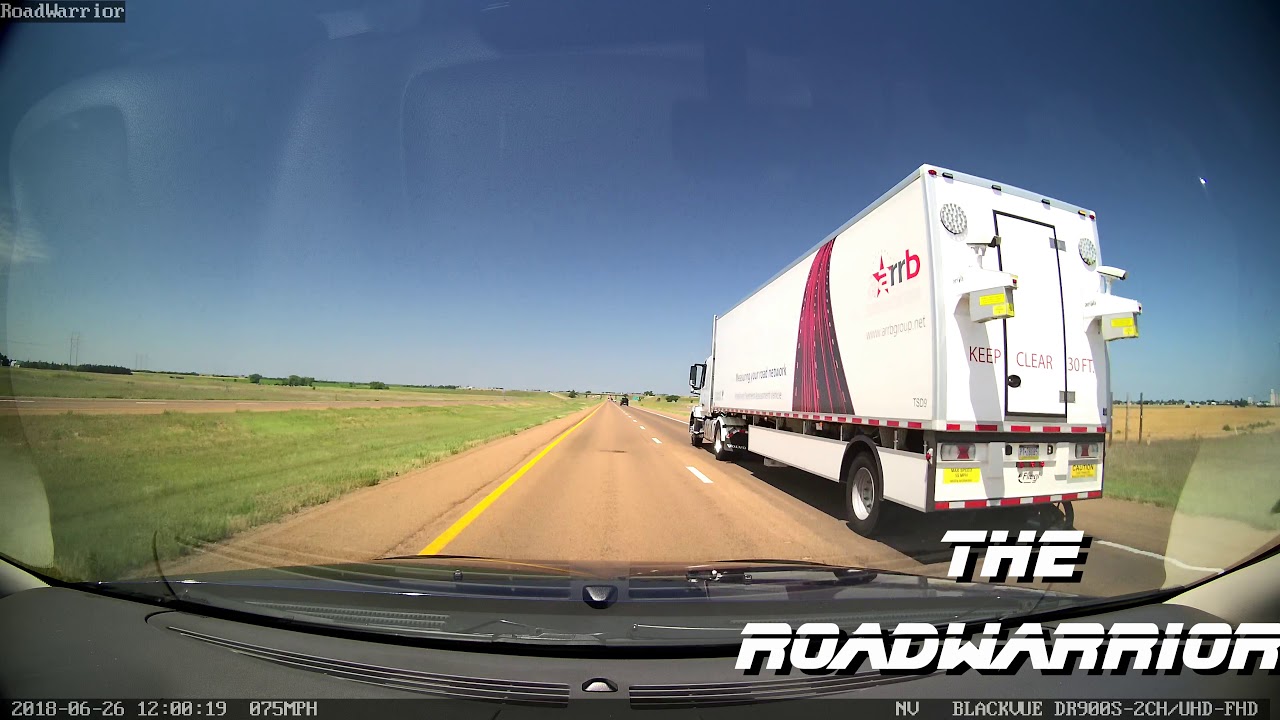 I spot the only Traffic Speed Deflectometer in North America twice in 3 ...