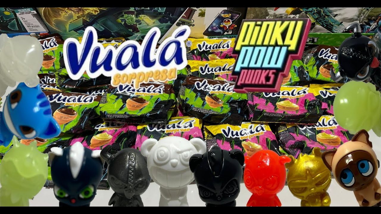 Abriendo 50 bolsitas de vualá sorpresa de Pinky pow punks (Primer ...