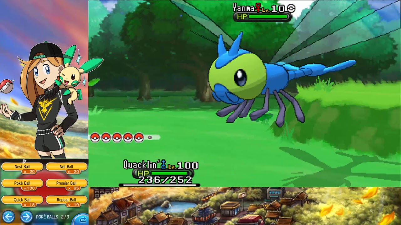 [LIVE] Shiny Yanma in Pokémon X/Y | After 13 Horde Encounters - YouTube