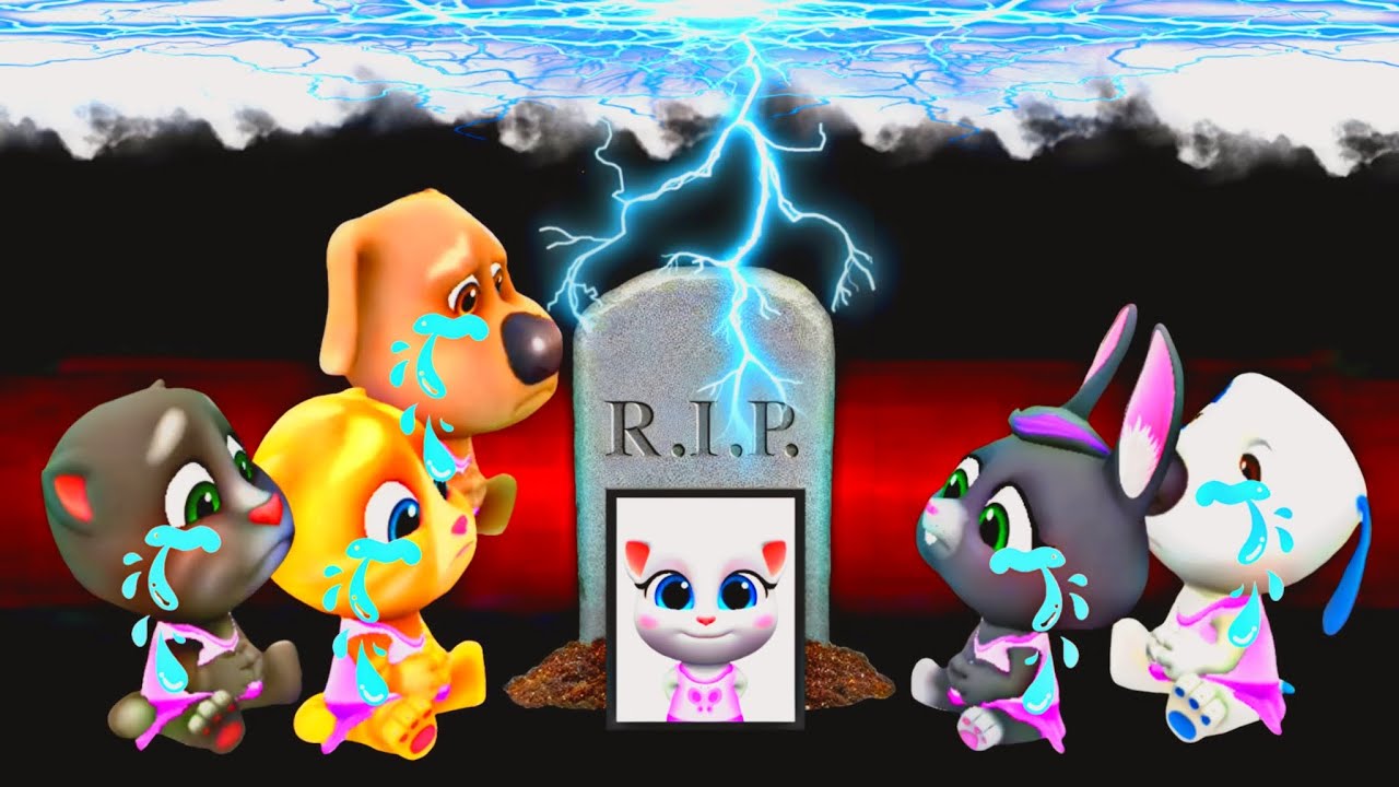 My Talking Tom Friends - RIP Talking angela - YouTube