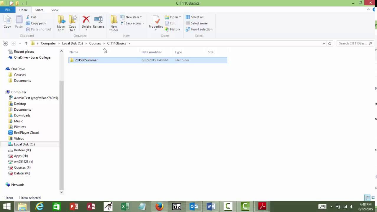 Hmwk 02 File Structure - using MS Windows File Explorer to create ...