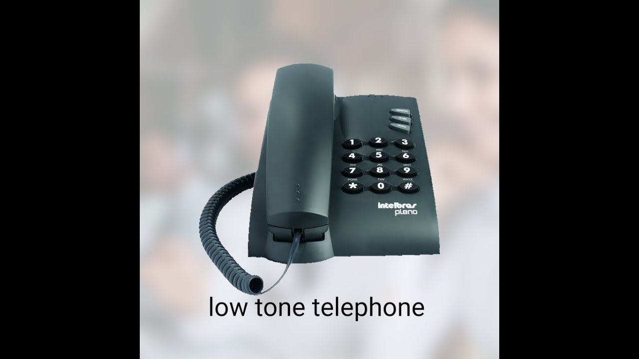 low tone telephone - YouTube