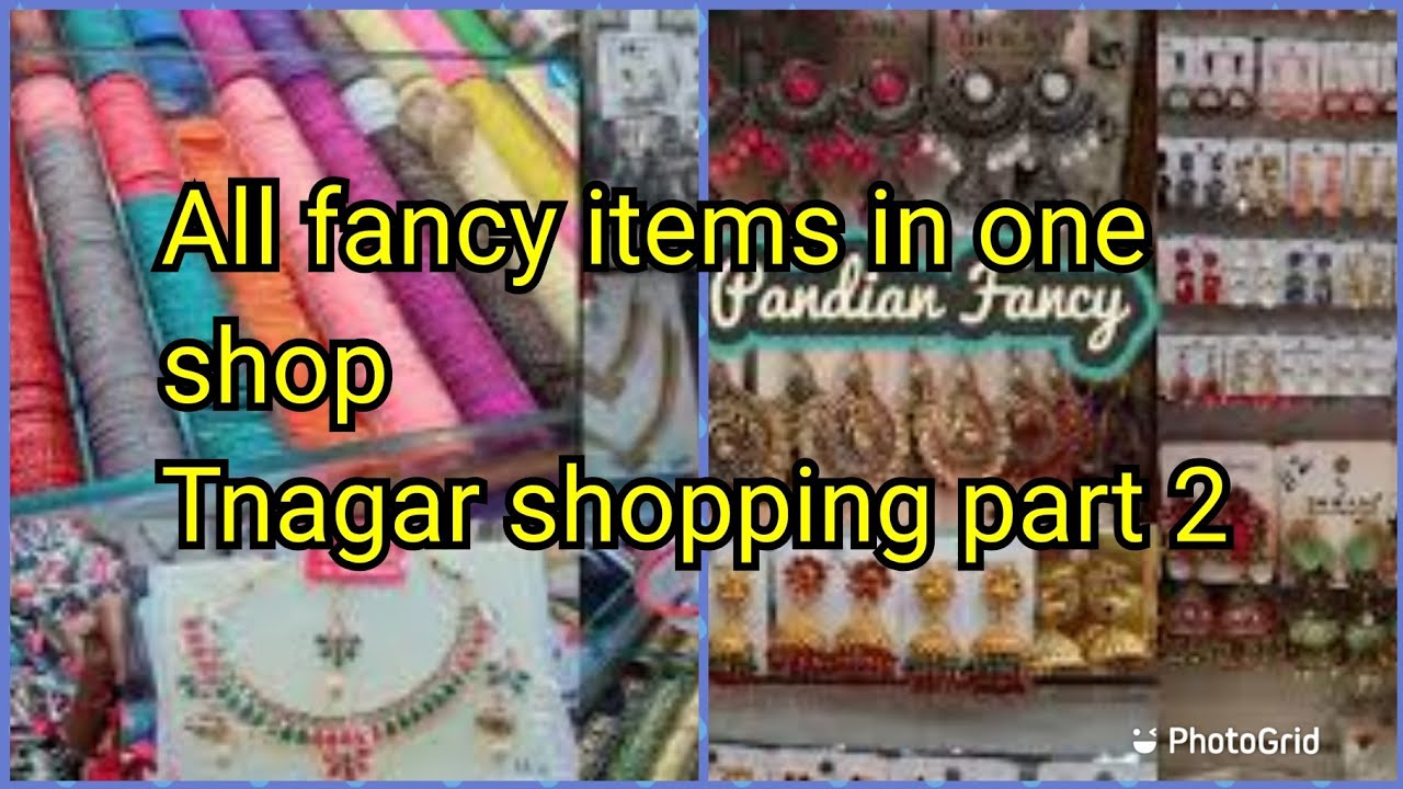 Tnagar shopping || tnagar shopping part 2 || accessories and jewellery ...