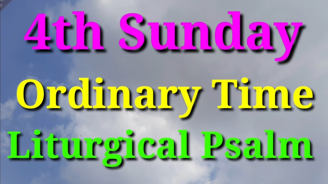 O that today you would listen to His Voice :4th Sunday of the Year : B ...