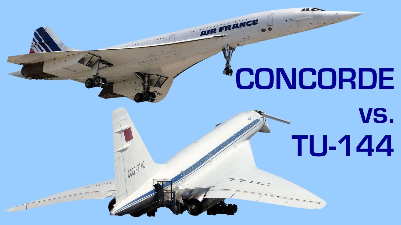 TU144 Vs CONCORDE Supersonic Jets Compared YouTube
