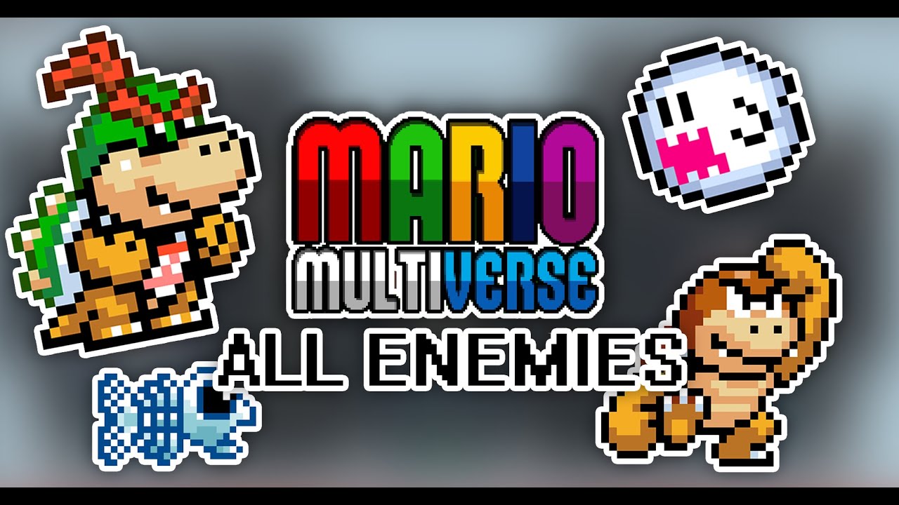 MARIO MULTIVERSE [7.0] | ALL ENEMIES - YouTube