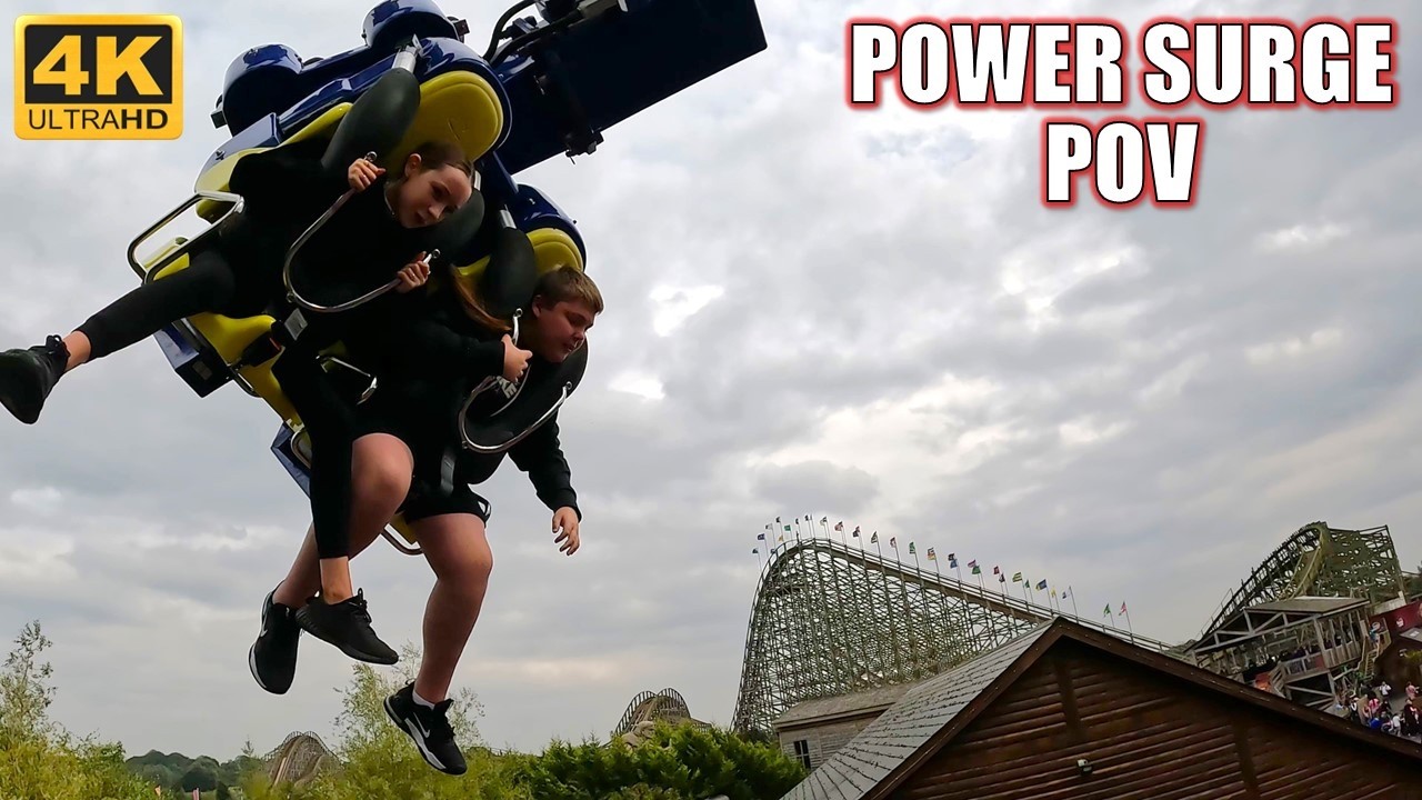 Power Surge POV (4K 60FPS), Emerald Park Zamperla Inverting Flat | Non ...