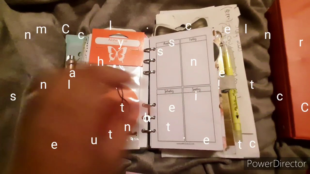 What's in my filofax: Thick & Messy - YouTube