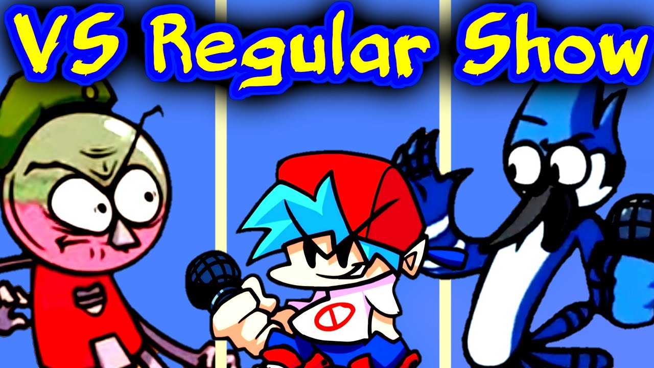 FNF 🆚 Regular Show Full Week Mod. FNF Mod Cartoon. Benson, Mordecai ...