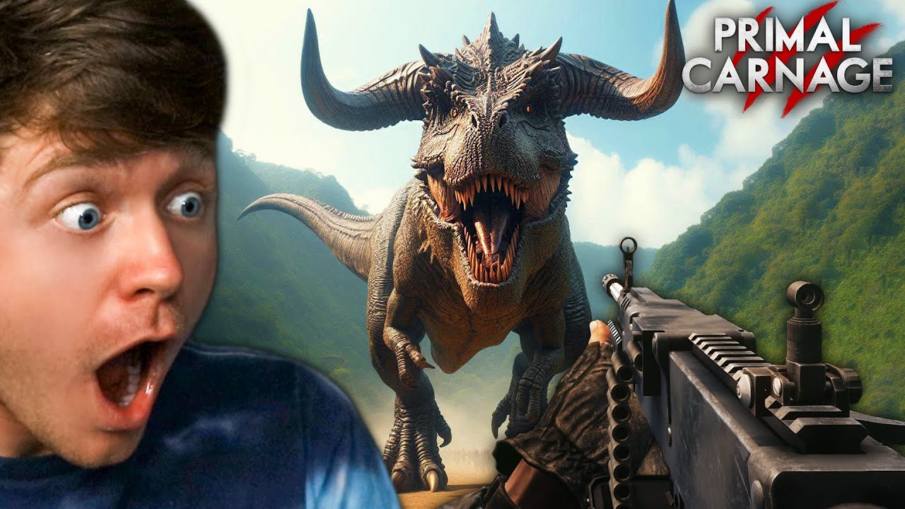 Destroying the EVIL DINOSAUR BOSS! - Primal Carnage - YouTube