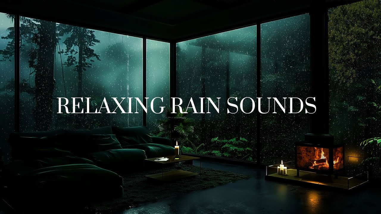 Relaxing, Quiet Rain Space | Soothing Rain Sounds for Relaxation and ...