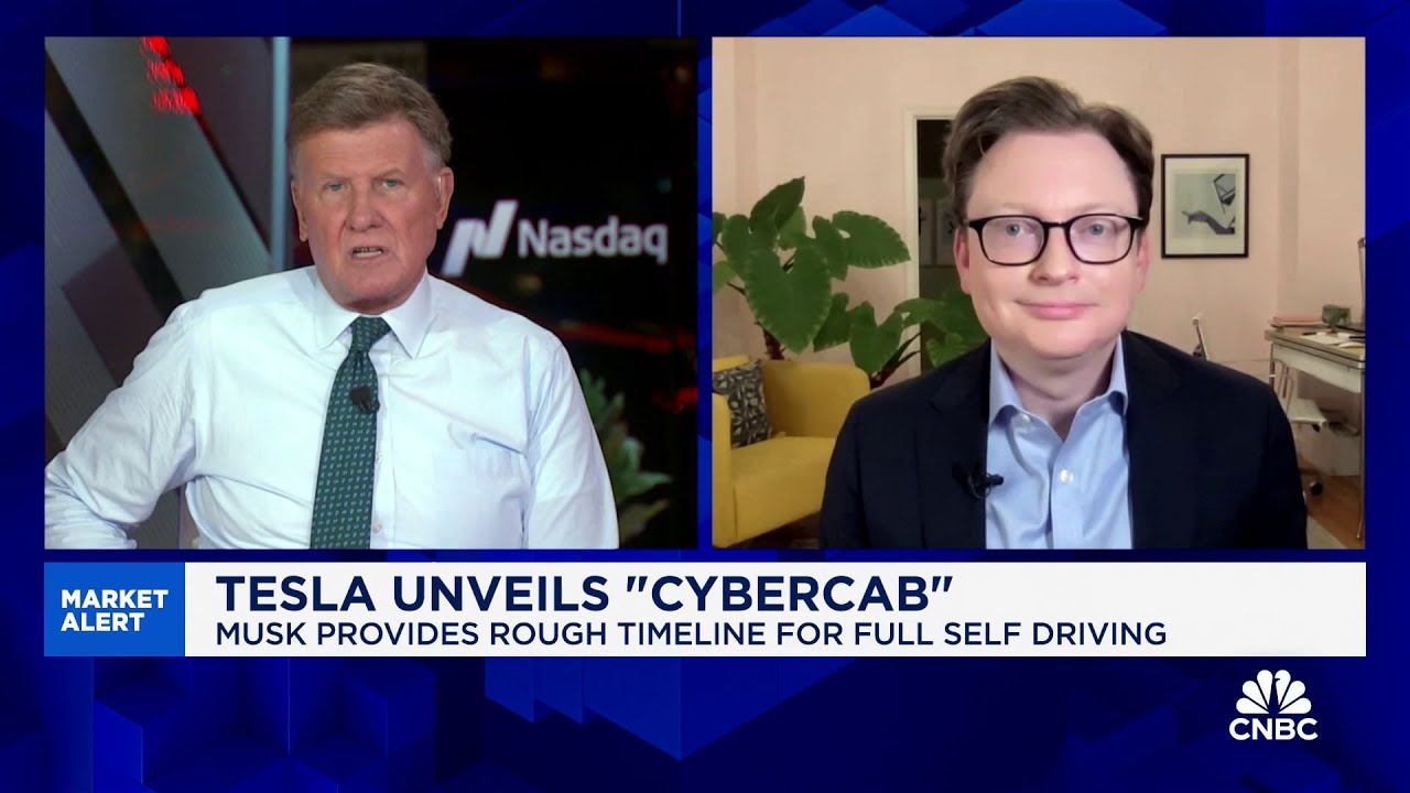 WSJ's Tim Higgins on Tesla's Cybercab robotaxi reveal: These kinds of ...