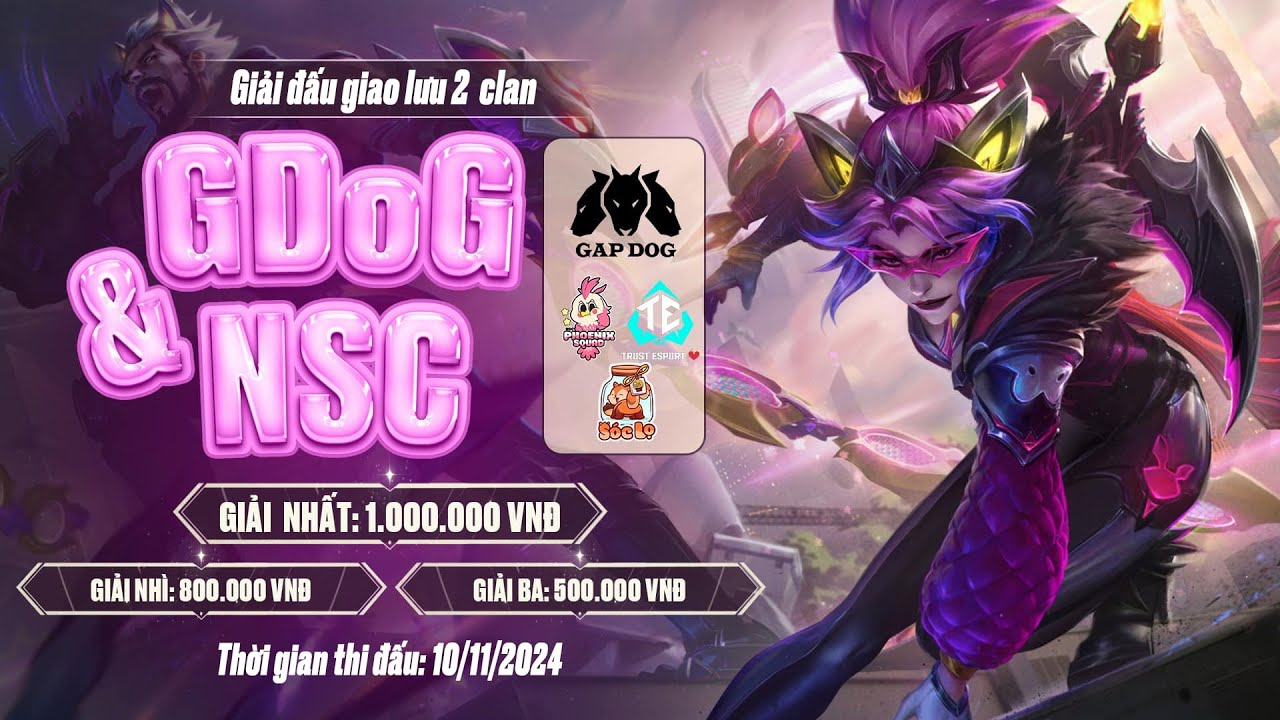 GIẢI CỎ TỐC CHIẾN | GIAO HỮU Clan GDoG và Clan NSC - GDoG 3 vs TE - YouTube