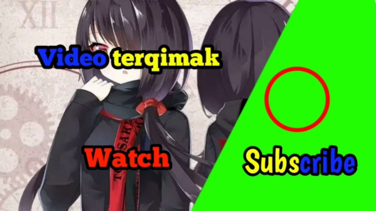 Outro anime green screen free - YouTube