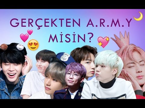 GERÇEKTEN A.R.M.Y MİSİNİZ? | A.R.M.Y'lik Derecenizi Ölçün!