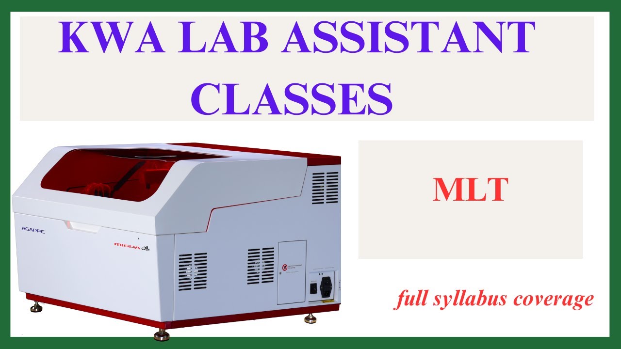 BIOCHEMISTRY Na+, K+, AUTOMATION etc. |LAB ASSISTANT KWA| - YouTube