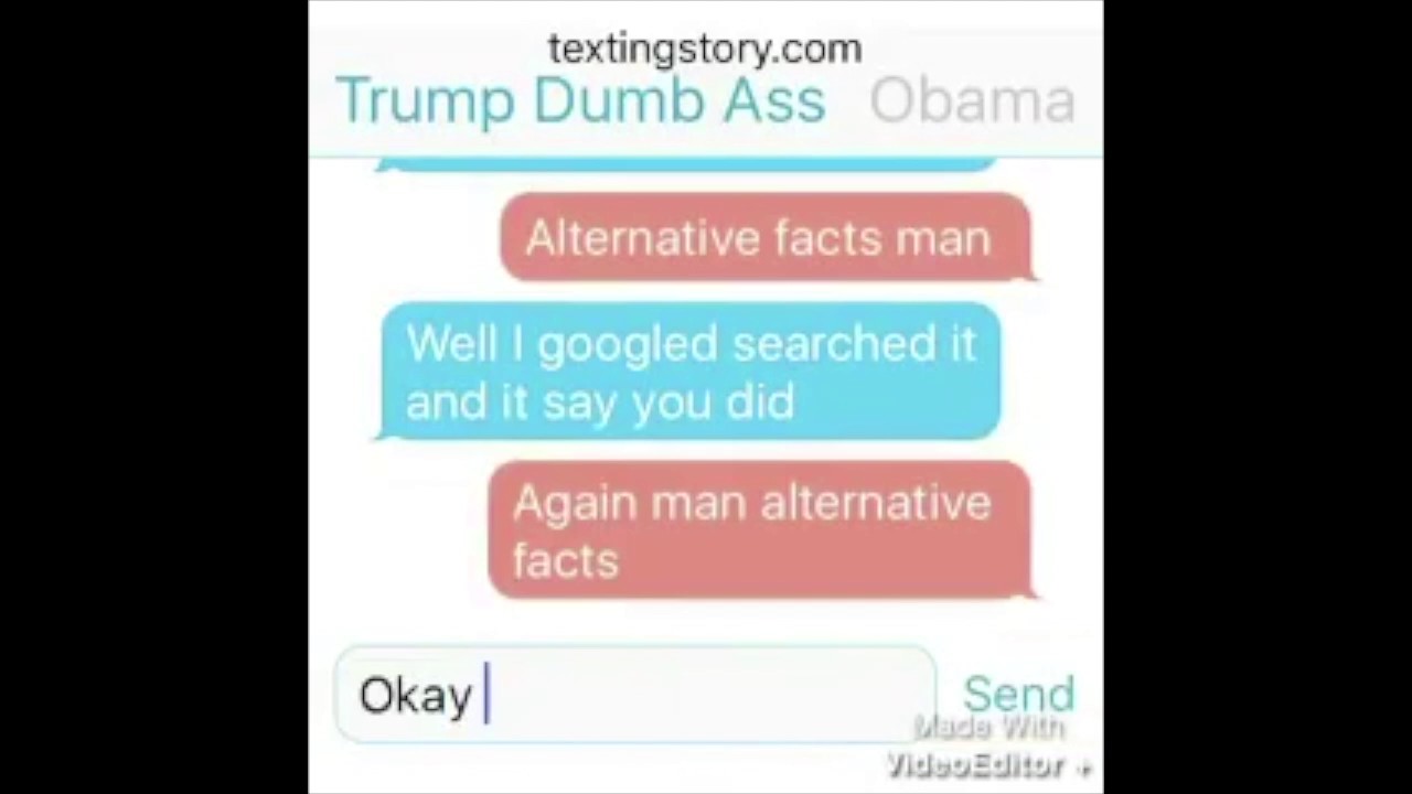 OBAMA AND TRUMP TEXT MESSAGES - HILARIOUS TEXTING STORY !!! - YouTube